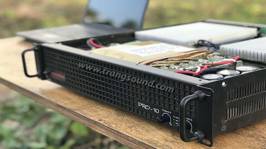 ผ่าเพาเวอร์แอมป์ Honic Pro-10 4000W สายเลือดไทยแท้ อีกตัวที่มีคุณภาพ